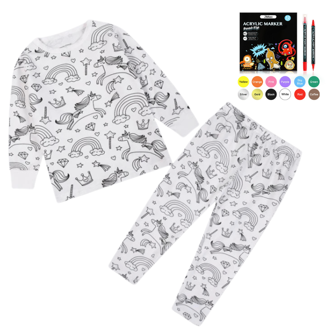 ColourMe Pyjamas – DIY Kids' Sleepwear Set – HoneyBub